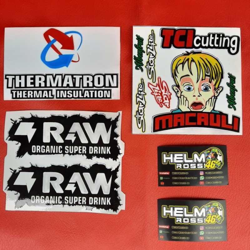 Jual Tahun ini aja kak STICKER SET KYT - STICKER KYT TT COURSE ...