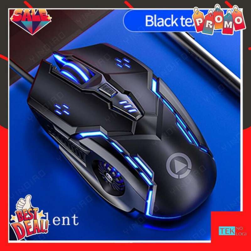 Jual Mouse Gaming LED RGB 3200 DPI Silent Version di Seller tokoteknologi store - Citeureup ...