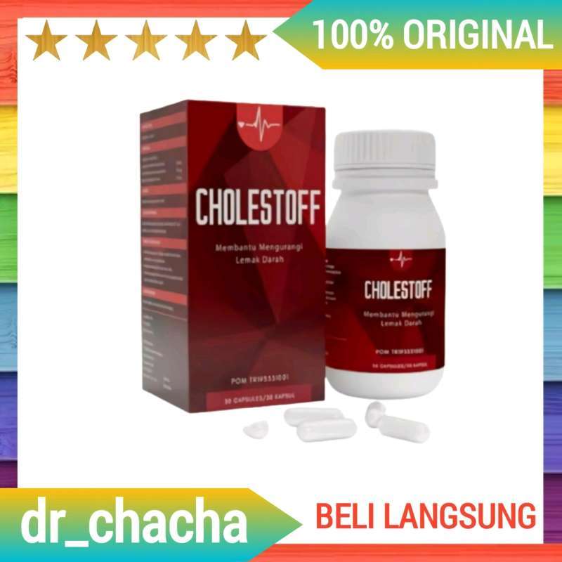 Jual Cholestoff BPOM Original Cholestof Asli Kapsul Herbal Obat ...