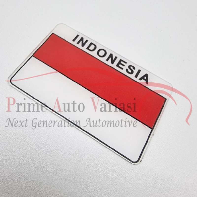 Promo Emblem AKRILIK Logo Bendera Negara AKRILIK Universal - INDONESIA ...
