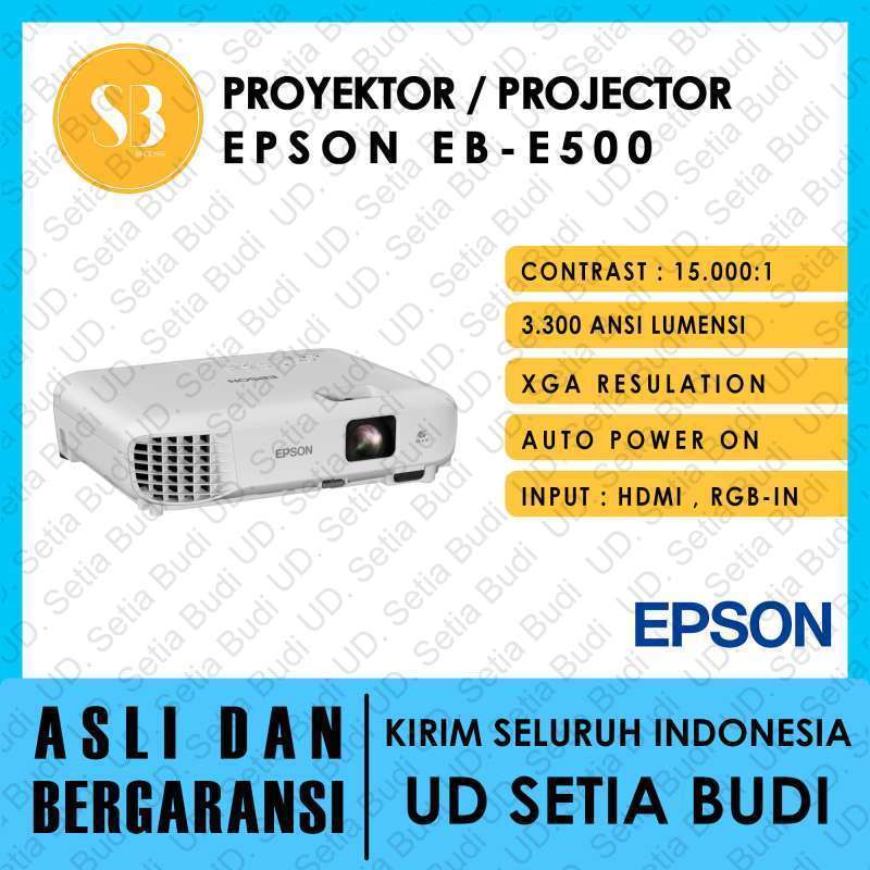 Jual Proyektor Epson EB-EB500 / EB E 500 / EB E500 di Seller Algun Media - Aralle, Kab. Mamasa ...
