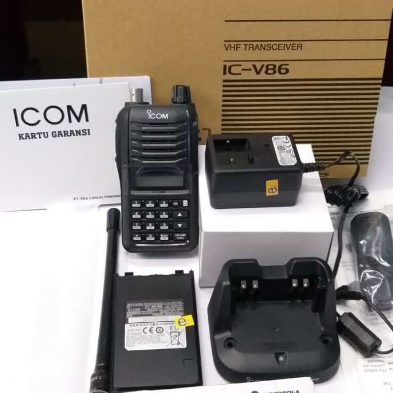 Jual Ht Icom Ic-v86 Vhf Power 7watt Original Garansi Resmi 1tahun Di ...