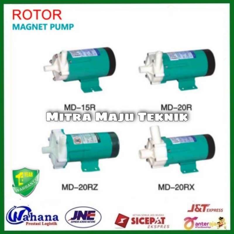Jual Pompa Kimia Rotor Md 40rm Chemical Pump Pompa Kimia Magnet Drive Pump Di Seller Mitra Maju ...