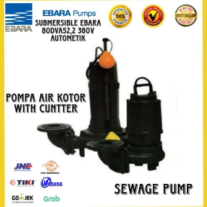 Jual Pompa Air Celup Ebara 80dfa52.2 Submersible Sewage Pump Cutter Impele Di Seller Mitra Maju ...