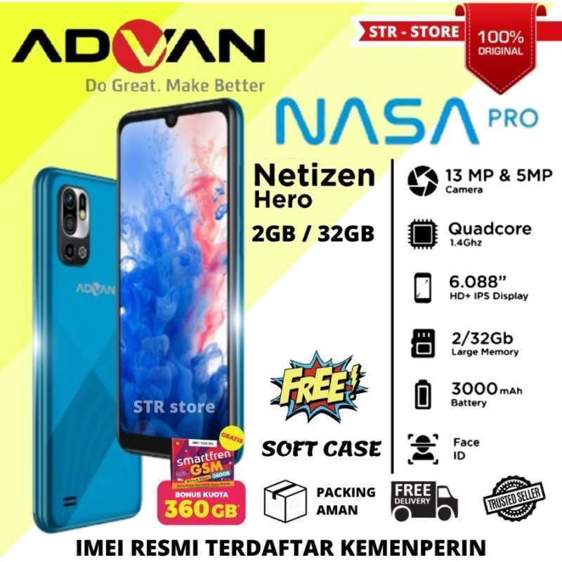 Jual ADVAN NASA PRO 2/32 GB GARANSI RESMI ADVAN RESMI ADVAN NASA 2/32 RESMI di Seller Spike Cell ...