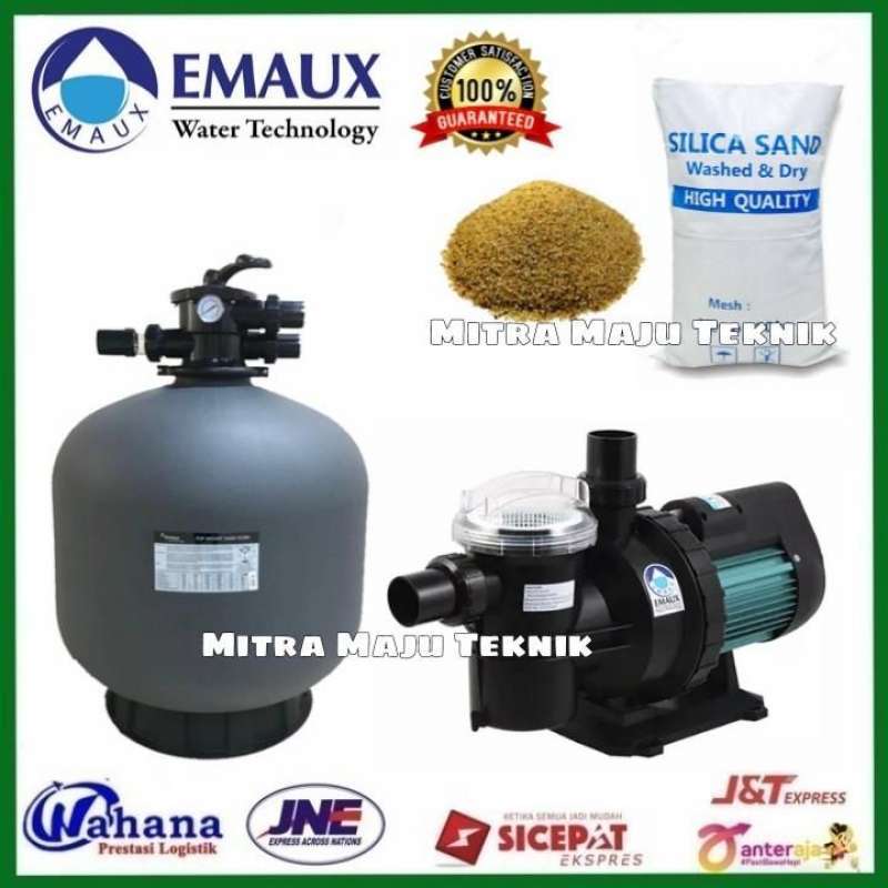 Jual Pompa Kolam Renang Emaux Sc050+ Sand Filter Emaux V500 Pasir 75kg ...