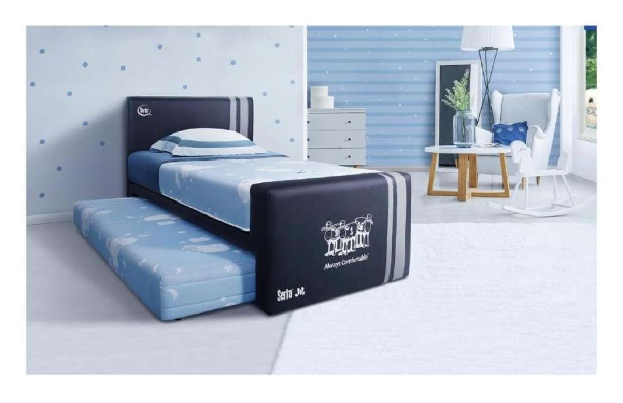 Jual SERTA Kids JR Kasur Springbed Set (Kasur atas bawah + Box + head ...