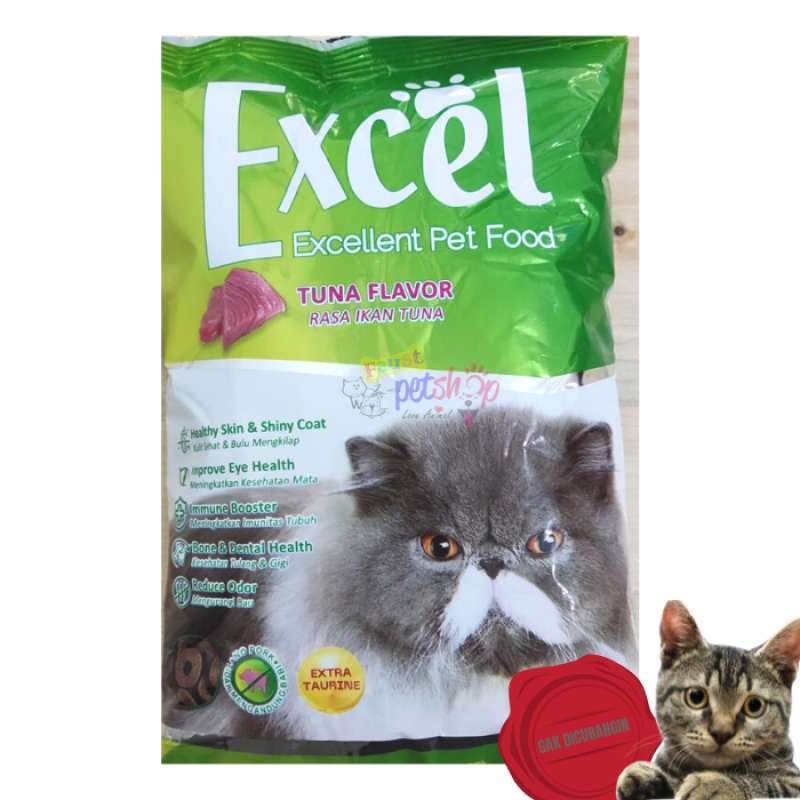 Promo Excel Adult Tuna Ikan 20Kg No Pork Makanan Kucing Cat Food Diskon ...