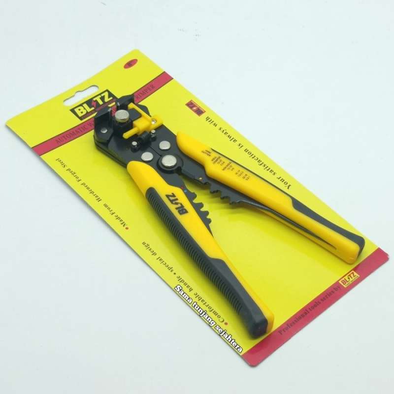Promo BLITZ TANG KUPAS KABEL 8 / TANG CRIMPING SKUN AUTOMATIC WIRE ...