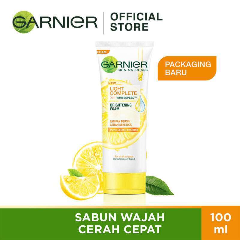 Promo Garnier Light Complete White Speed Brightening Foam [100 Ml ...