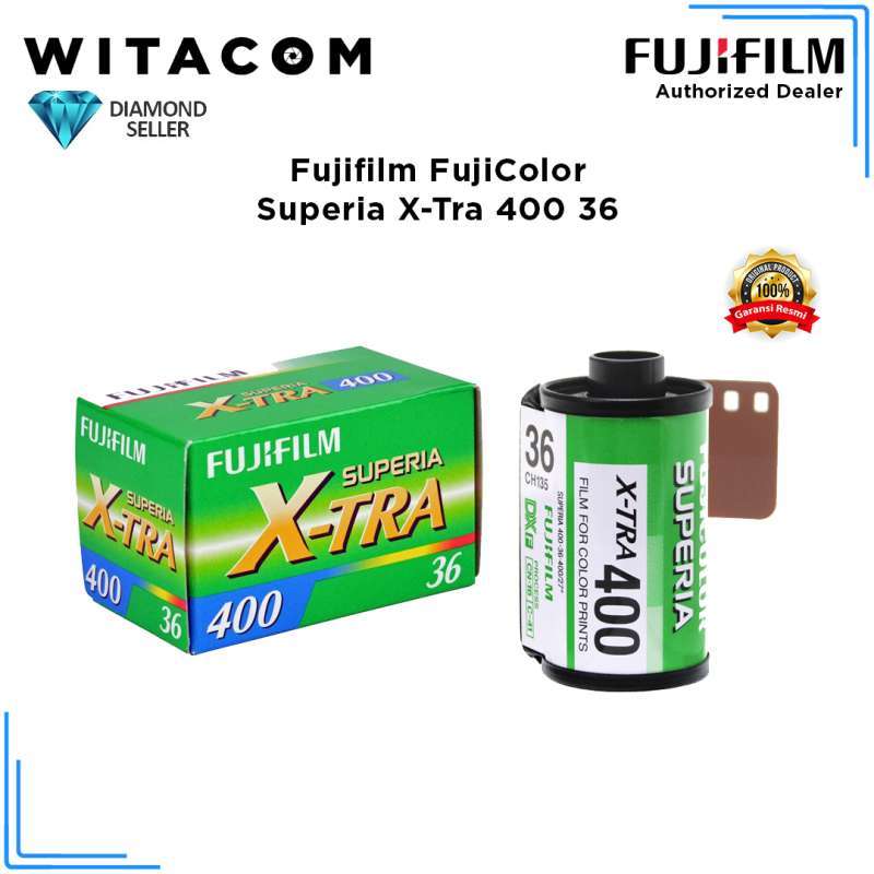 Jual WITACOM - Fujifilm Fujicolor Superia X-Tra 400 36 / Superia Xtra 400 - Original - Hijau di ...