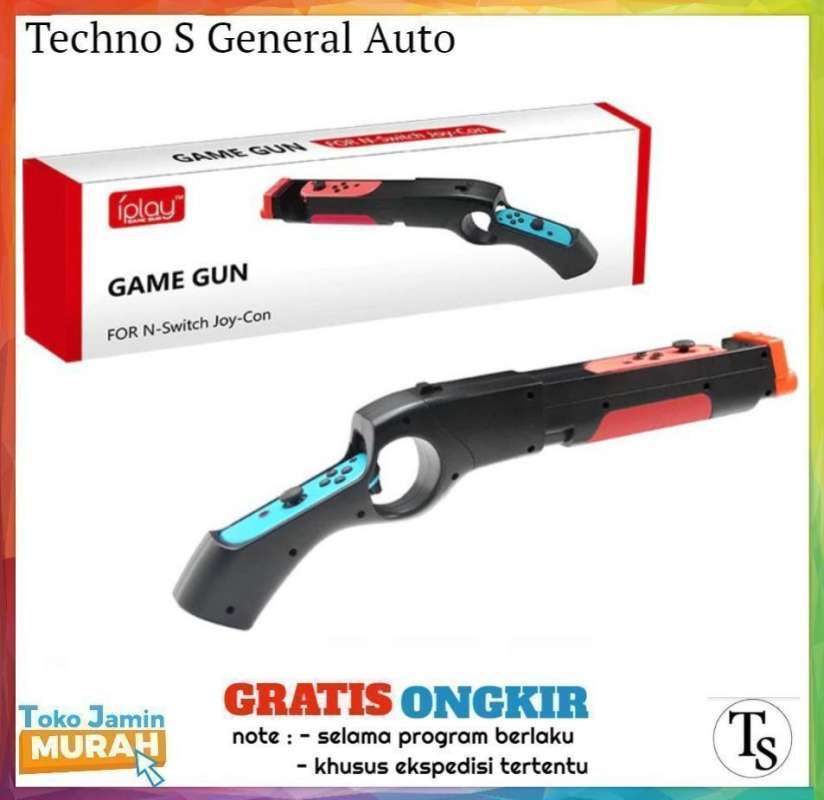 Jual Iplay Game Gun Pistol For Nintendo Switch Joycon - Gun Shooter Joy ...