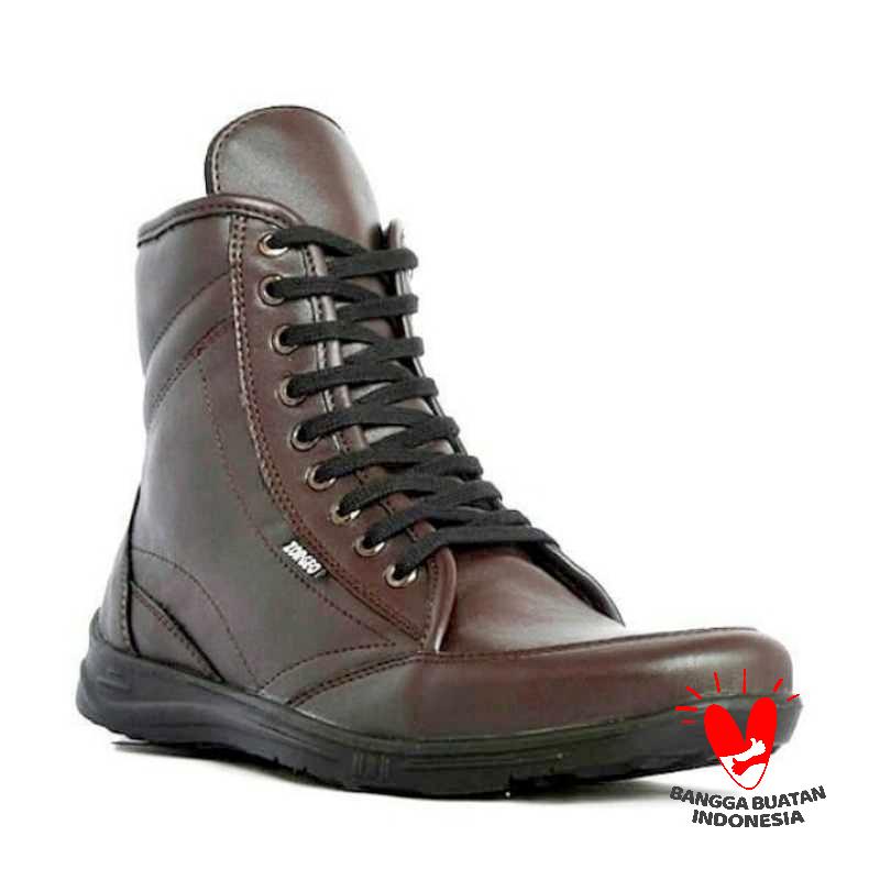 Jual Zorgeo Alfred Slim Sepatu Booth Pria - Coklat 42 di Seller ZORGEO ...