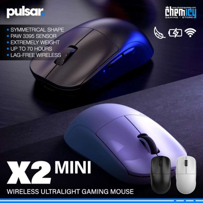 Promo Pulsar X2 Mini Extreme Lightweight Wireless Gaming Mouse Diskon ...