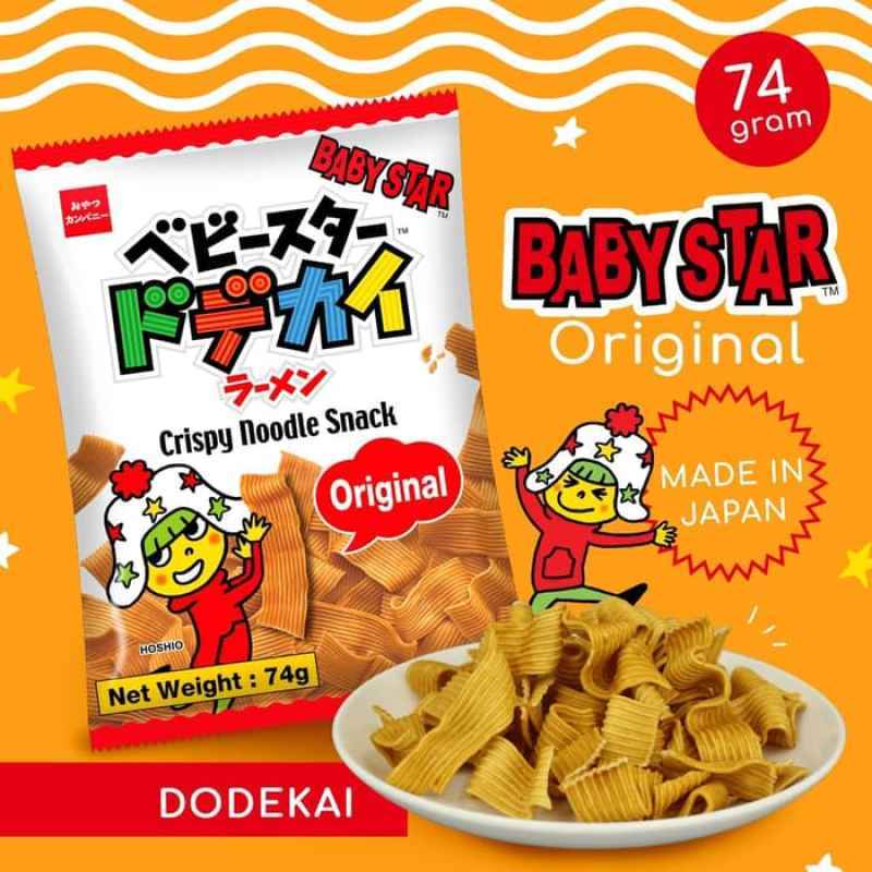 Promo Oyatsu Baby Star Original Flavour Dodekai Ramen Crispy Noodle ...