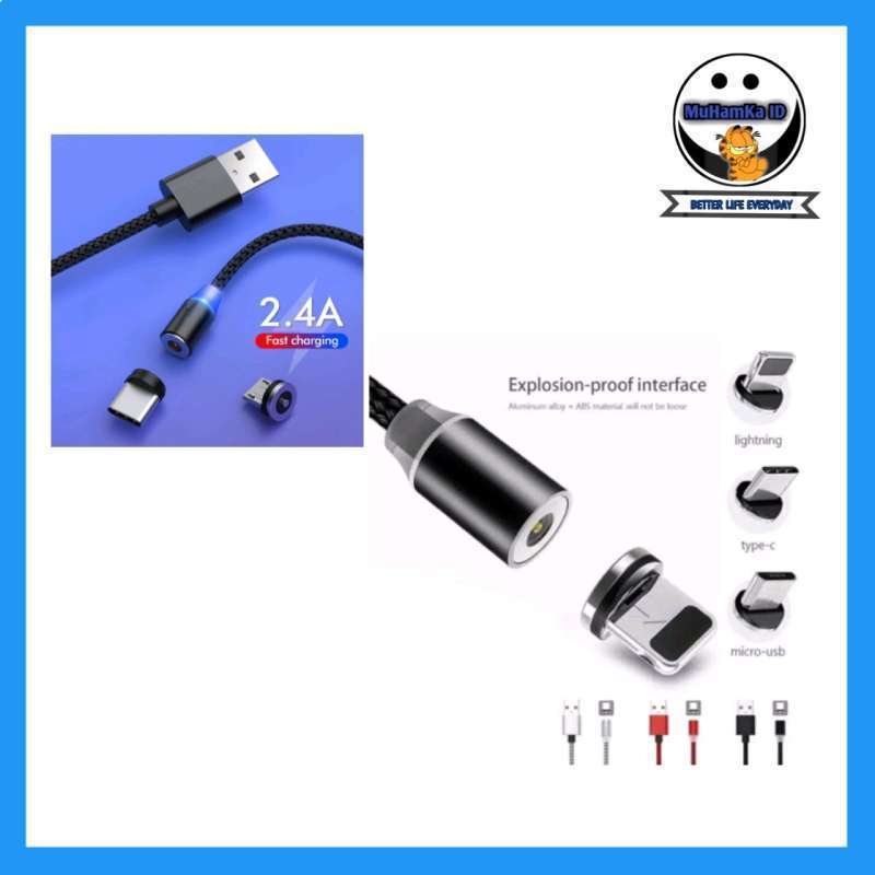 Jual kabel micro usb magnetic /kabel data magnetik / USB elektrik ...