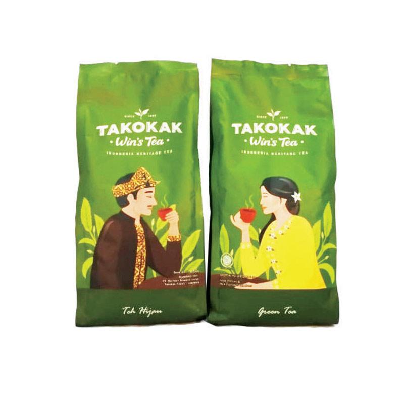 Jual Takokak Win's Tea Teh Hijau [250 Gr] Beli 1 Gratis 1 Masker Di ...