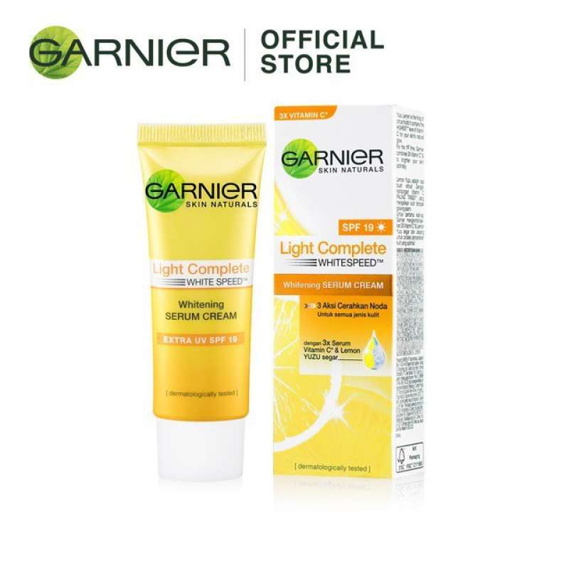 Jual Garnier Light Complete White Speed Whitening Serum Cream [20mL] di ...