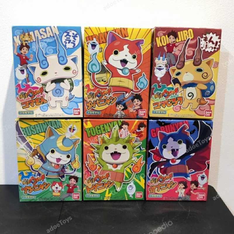 Promo JIBANYAN Yokai Watch Plastic Model Kit Set togenyan garunyan no ...