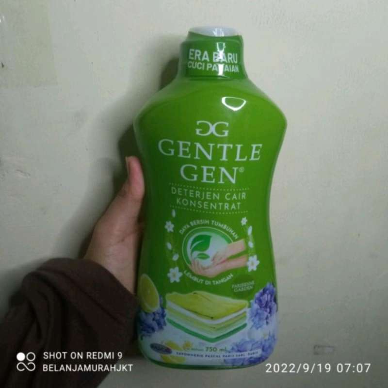 Jual GENTLE GEN | Detergen Cair Dari Tumbuhan 750ml Teknologi Modern ...