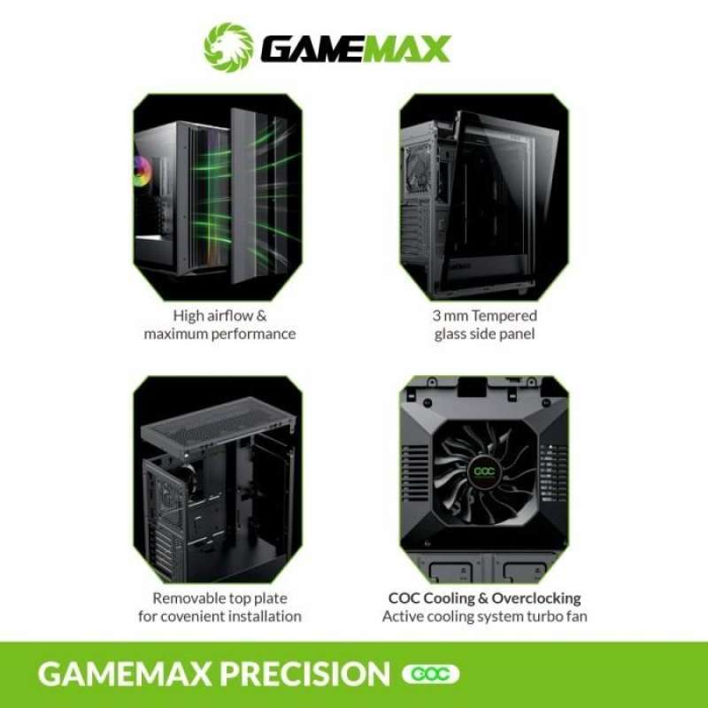 Jual Casing komputer - PC Case Gamemax Precision E-ATX Mild Tower di ...