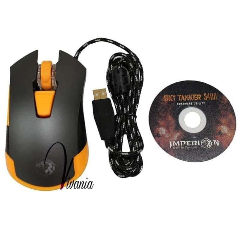 Jual Imperion Gaming Mouse S400 Sky Tanker, Wired, Original Di Seller ...