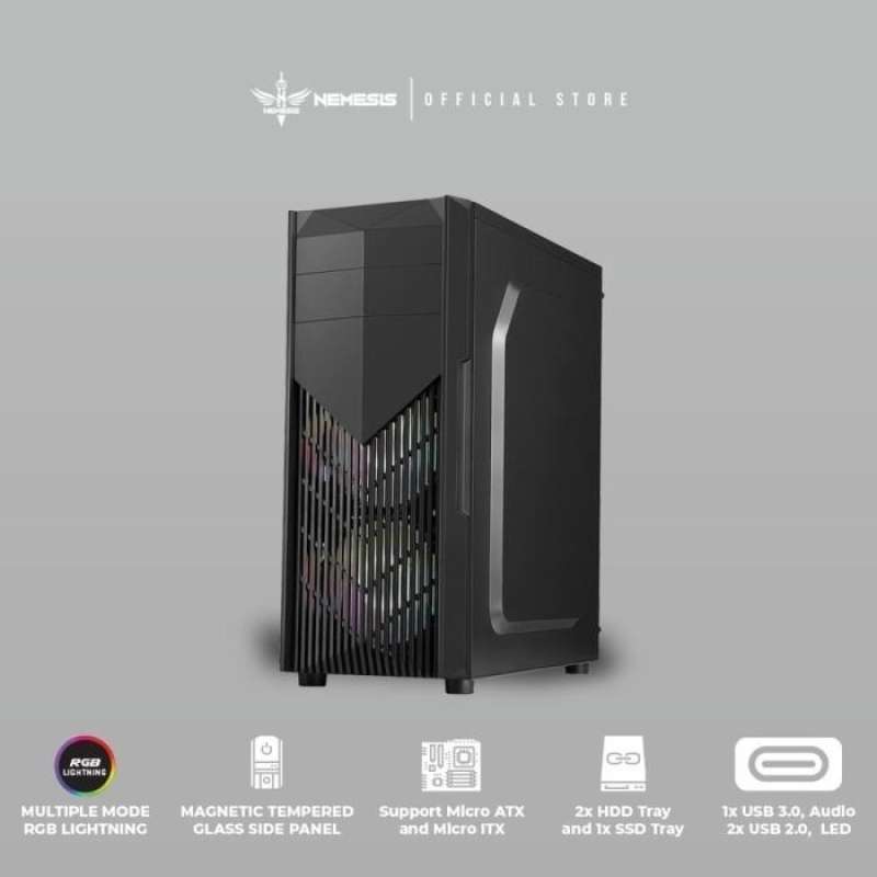 Jual Nyk Nemesis Casing Komputer Gaming T10 Scylla - Pc Case Di Seller ...
