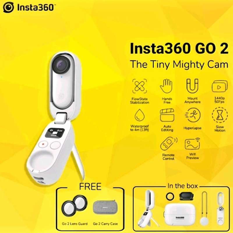 Jual Insta360 Go 2 Action Camera Standard Version 32GB Garansi Resmi di Seller VIXION HOME ...