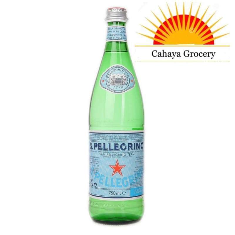 Jual San Pellegrino Sparkling Water 750ml x 12 btl Gosend / Grab di Seller Cahaya Grocery ...