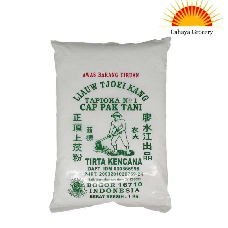 Jual Sagu Cap Pak Tani - Tirta Kencana 1kg Asli Di Seller Cahaya ...