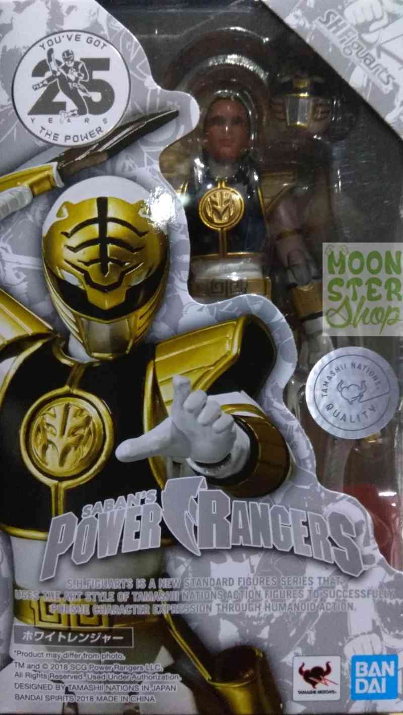 Jual S.H.Figuarts SHF White Ranger Saban's Power Rangers 25th ...