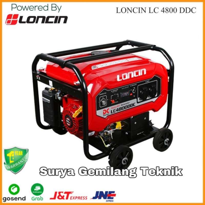 Jual GENSET GENERATOR BENSIN LONCIN LC4800DDC (2500 WATT) RECOIL ...