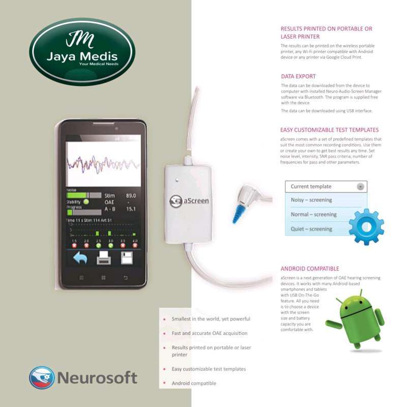 Promo Oae Screening System Ascreen - Alat Test Pendengaran Bayi Diskon ...
