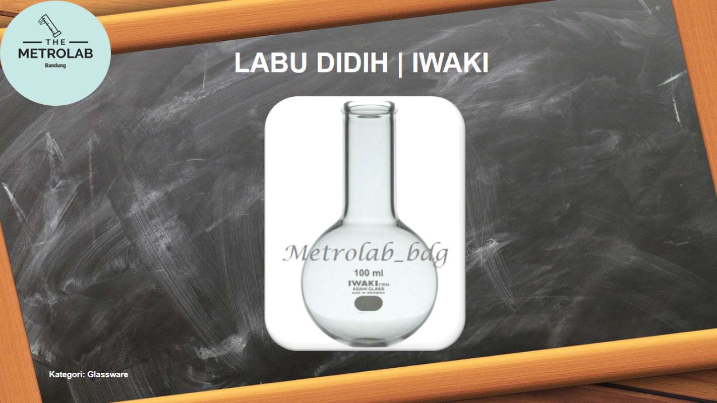 Jual Labu Didih | Boiling Flask | Dasar Bundar | Iwaki | 300 ml - 500 ...