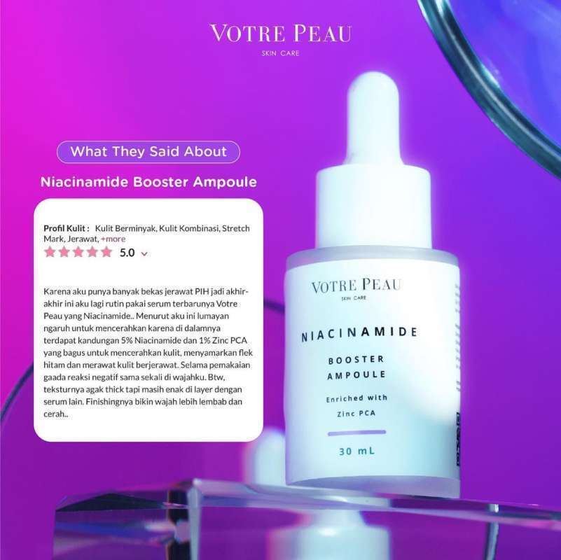 Jual Votre Peau Niacinamide Booster Ampoule 30ml Di Seller All In ...