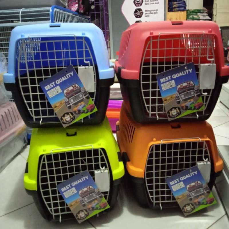 Jual kandang kucing canel box kucing pc-001 ukuran S pet cargo hewan ...