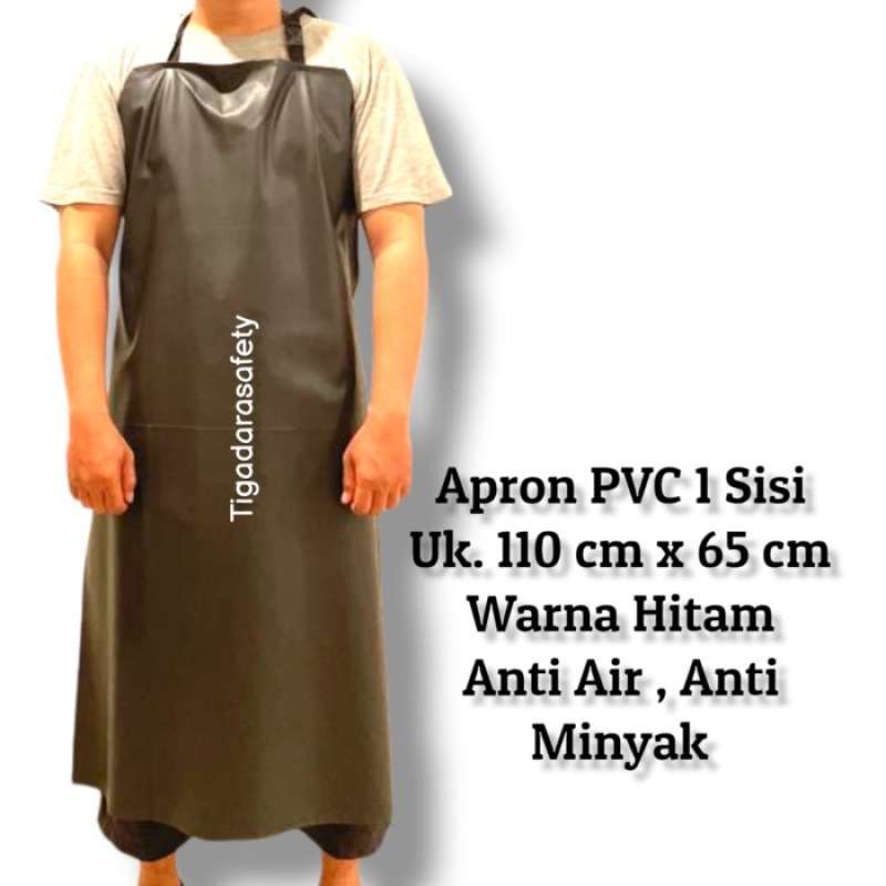 Promo Apron atau Celemek PVC Anti Air, Anti Minyak dan Kimia 110 cm x ...