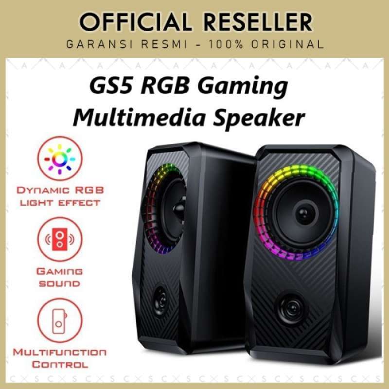 Promo Gamen GS5 6W Dual Port Input RGB Gaming Multimedia Speaker Diskon 46% di Seller BSB MUSIC ...