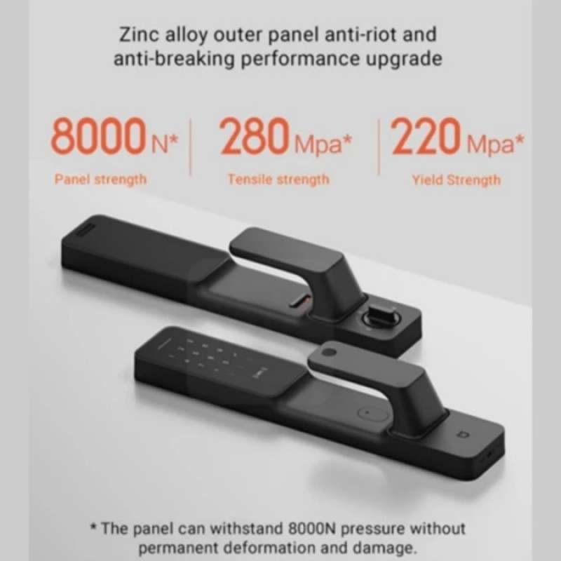 Jual Mijia Smart Door Push Pull Lock Fingerprint NFC - Gagang Pintu ...