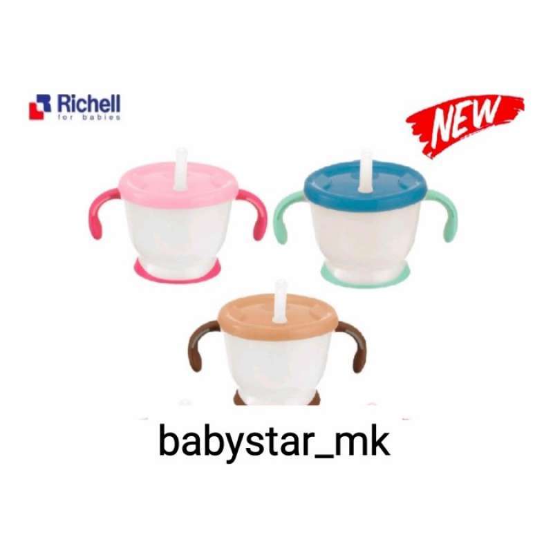 Jual Richell Aqulea Cup De Mug Training - Gelas Sedotan 150Ml - Multicolor di Seller Nizar Store ...