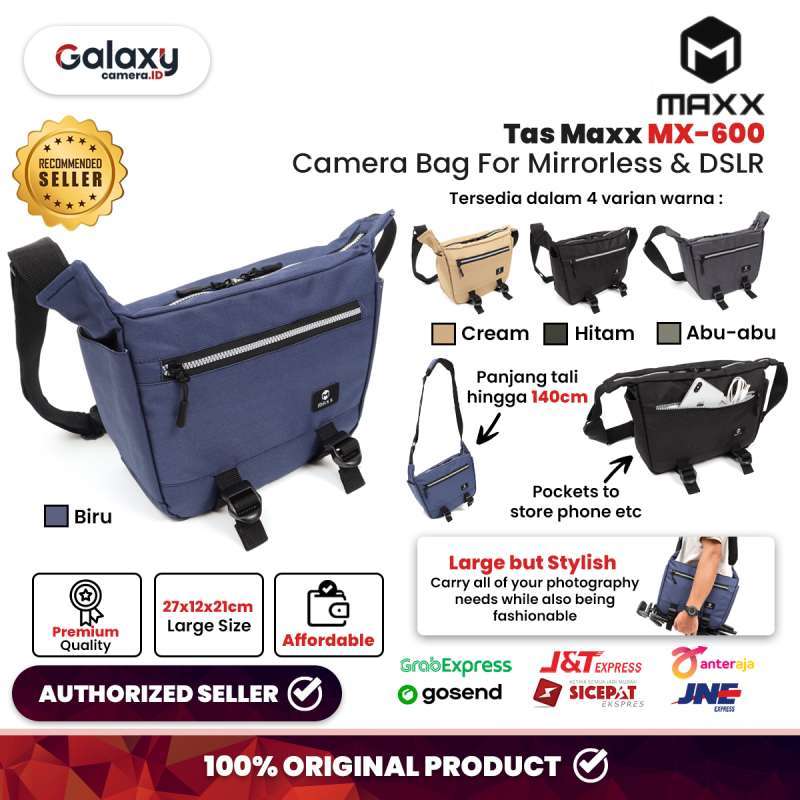 Jual Tas Kamera Maxx Mx-600 Mx600 Maxx-600 For Mirrorless & Dslr ...
