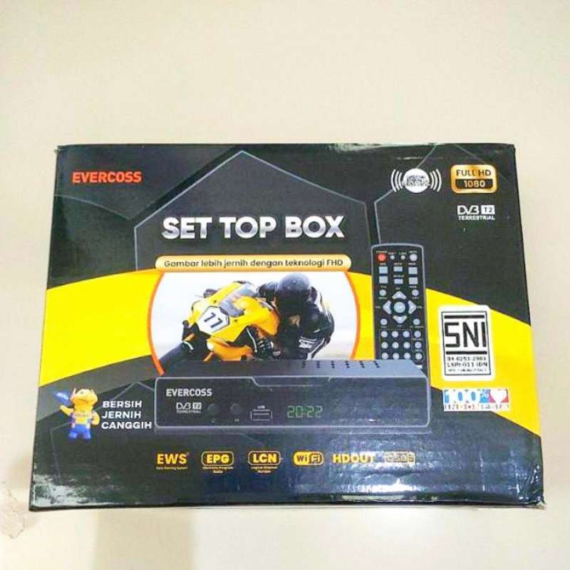Promo Set Top Box EVERCROSS PRO Digital DVB T2 HD - STB ONLY Diskon 7% ...