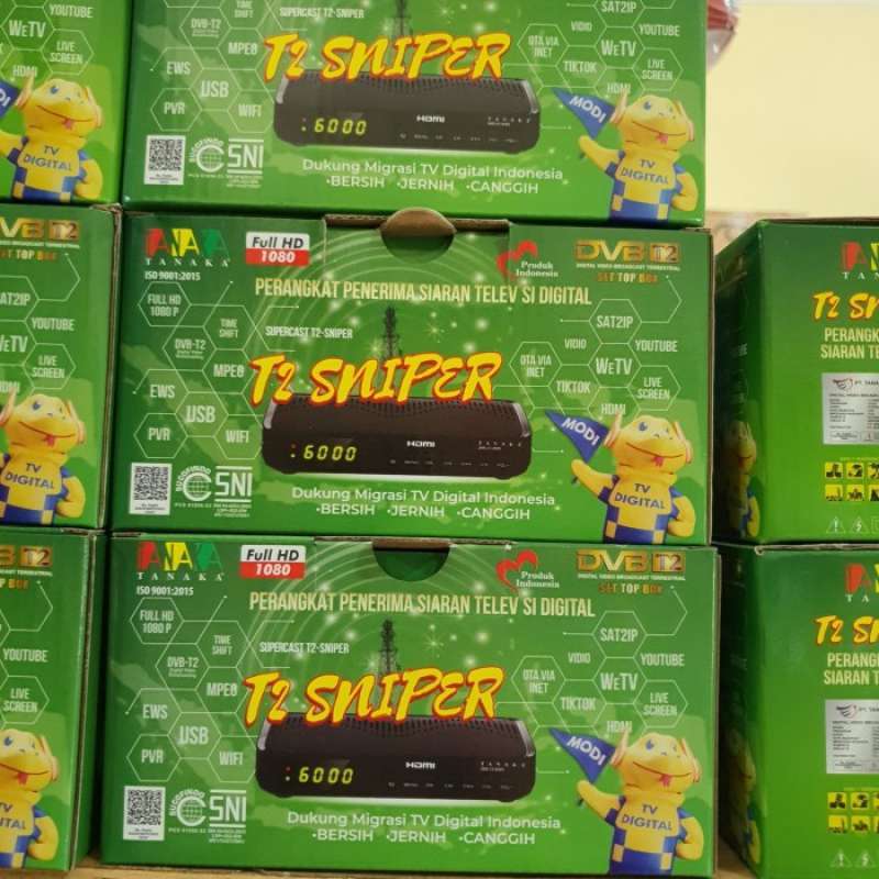 Jual SET TOP BOX STB T2 TANAKA SNIPER PENERIMA SIARAN TV DIGITAL di ...