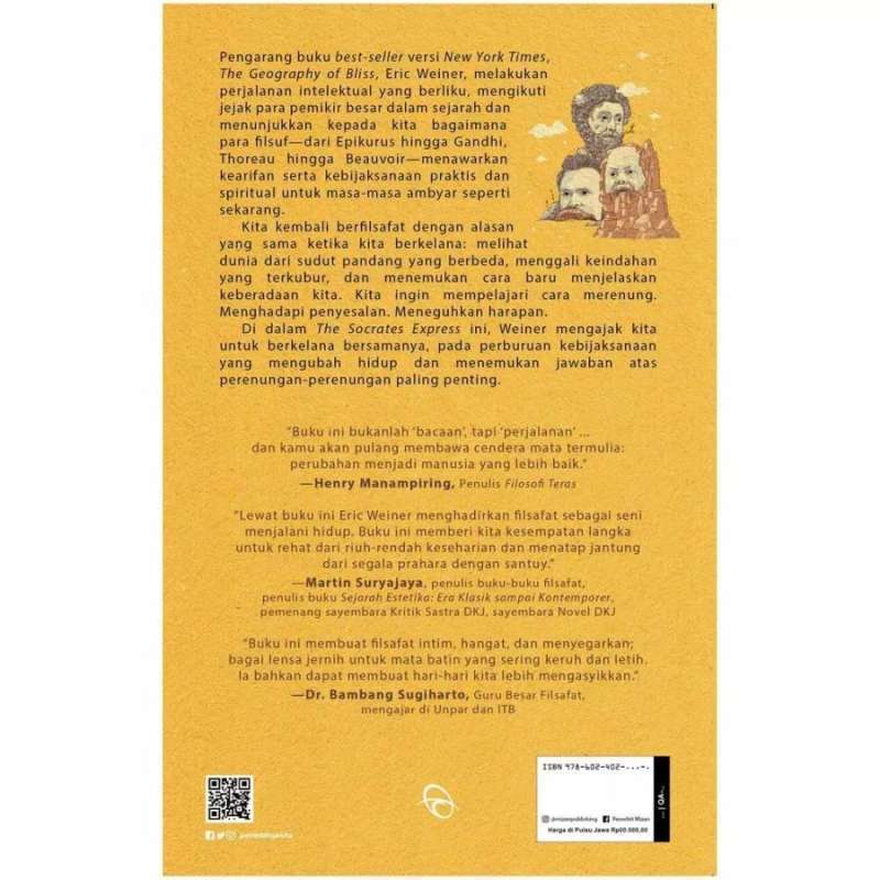 Jual The Socrates Express - Eric Weiner Di Seller Jbbookstore ...