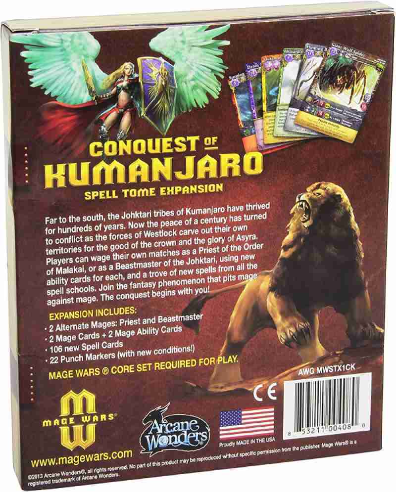 Jual Mage Wars Conquest Kumanjaro Board Game Di Seller Monopolis Board ...