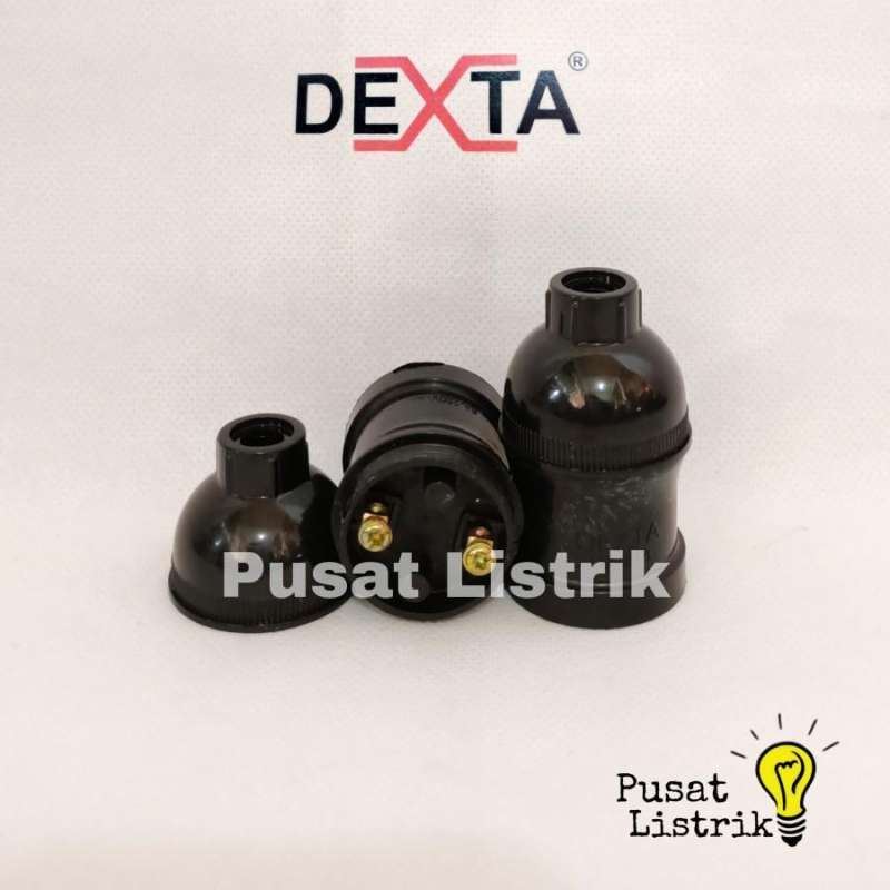 Jual Fitting Gantung Hitam DEXTA Fitting Lampu Gantung Rumah Lampu Dexta di Seller Pusat Listrik ...