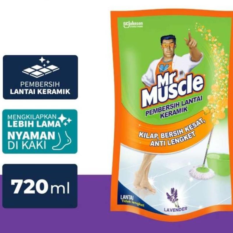 Jual Mr. Muscle Axi Keramik Pembersih Lantai Keramik Pouch 720ml - Lavender Di Seller Sanitascg ...