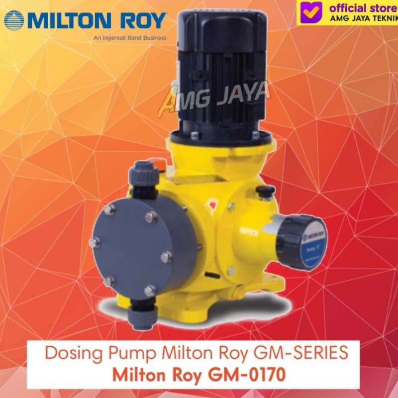 Jual Pompa Dosing Pump LMI Milton Roy GM 170 Pompa Cairan Kimia 170Lph 7Bar di Seller AMG JAYA ...