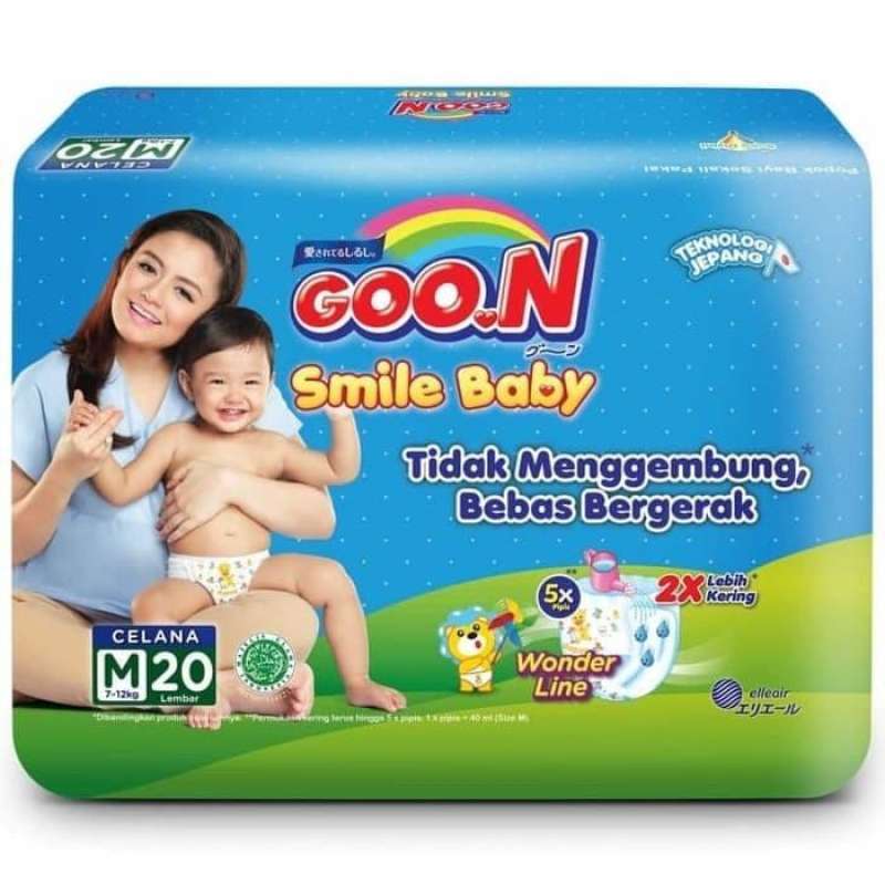 Jual [Bundle 2 pack] Goon Smile Baby Pants Popok Bayi M20 di Seller BabyBestMart - Petisah ...