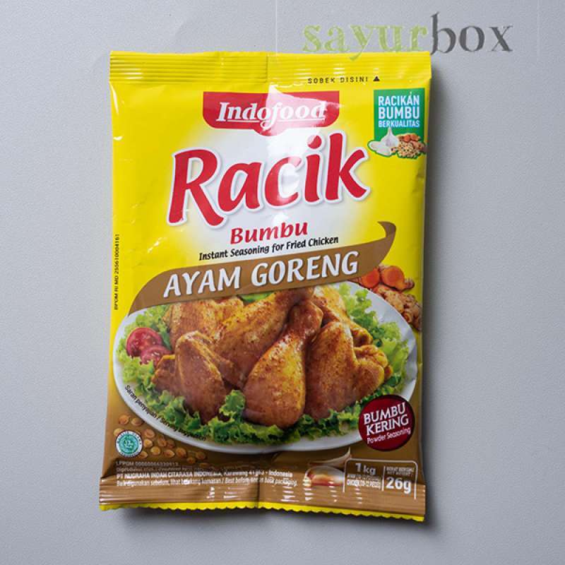 Jual Indofood Bumbu Racik Ayam Goreng 26 gram Sayurbox - JKT di Seller ...